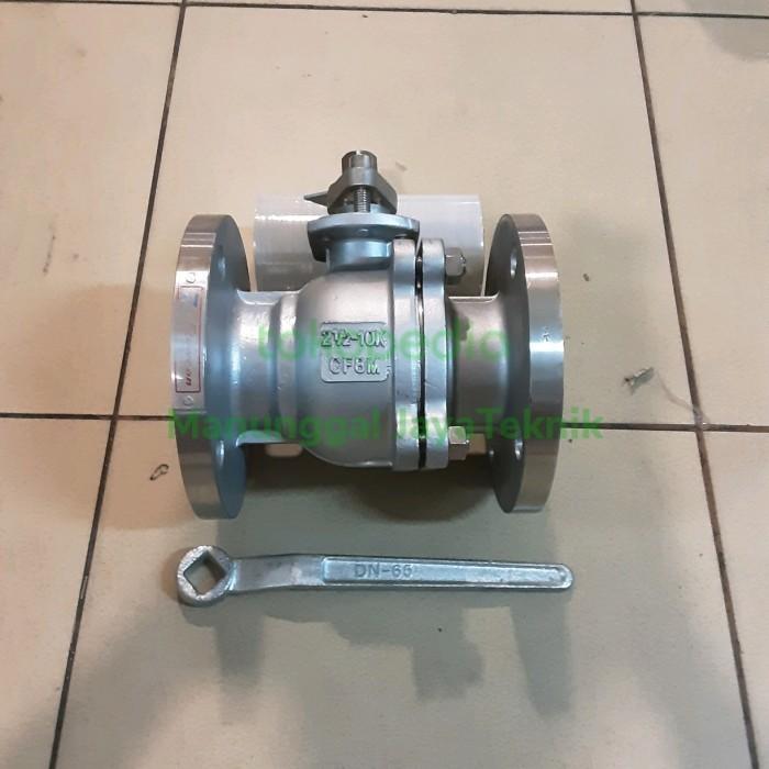 Jual ball valve stainless ss316 jis 10k flange 4 inch DN100 - Jakarta Barat - Manunggal ...