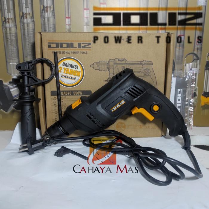 Jual MESIN BOR TANGAN DOLIZ BA 670 13MM BOR BETON KAYU BESI IMPACT ...