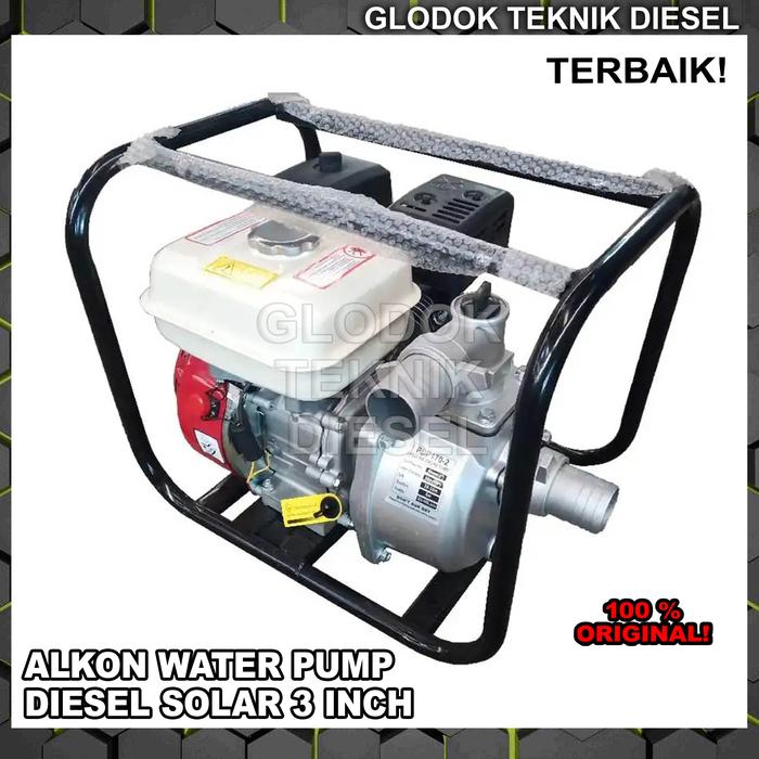 Jual Mesin Pompa Air Alkon Diesel Solar 3 Inch 80 mm Water Pump ORIGINAL - Kota Tangerang ...