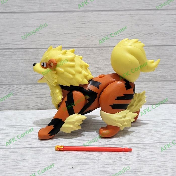 Jual WCT Pokemon Arcanine Wicked Cool Toys Jazwares Scale World Figure ...