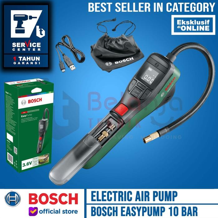 Jual BOSCH Alat Pompa Ban Angin EasyPump Electric Air Easy Pump ...