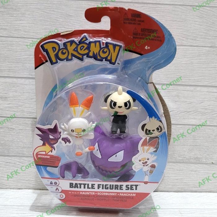 Jual WCT Pokemon Haunter Scorbunny Pancham Wicked Cool Toys Jazwares ...