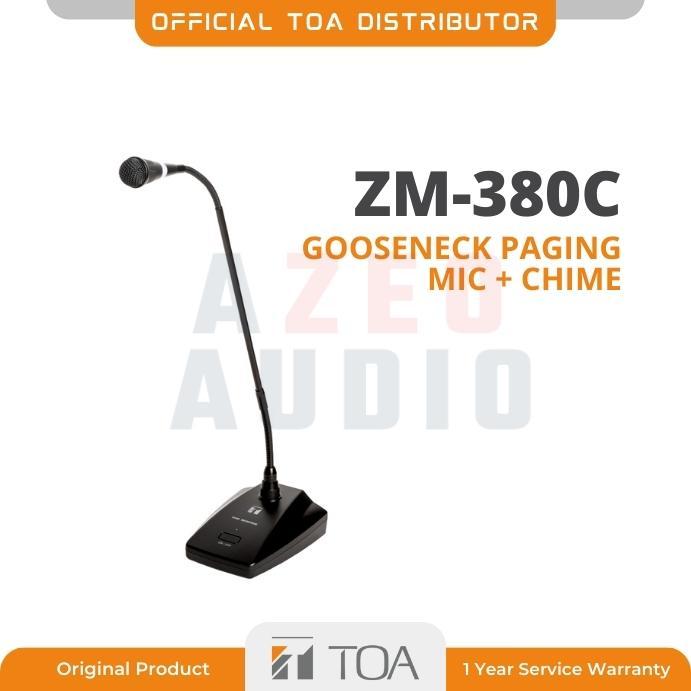 Jual Gooseneck Paging Microphone TOA ZM-380C-AS with Chime | Garansi ...
