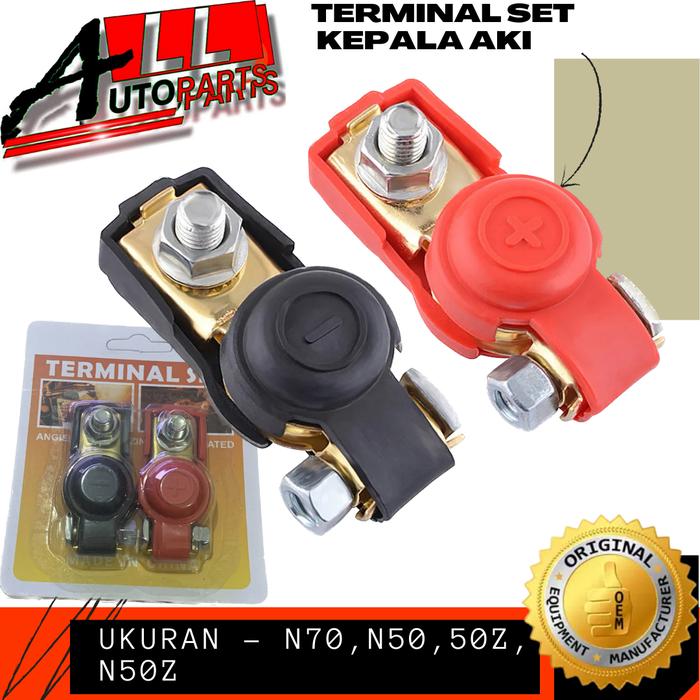 Jual Terminal Aki Kepala Aki Mobil Set Ukuran Besar N 70 N50 50Z N50Z ...