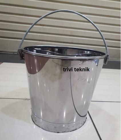 Jual stainless steel bucket,ember timba sus stenlis minyak bbm spbu ...
