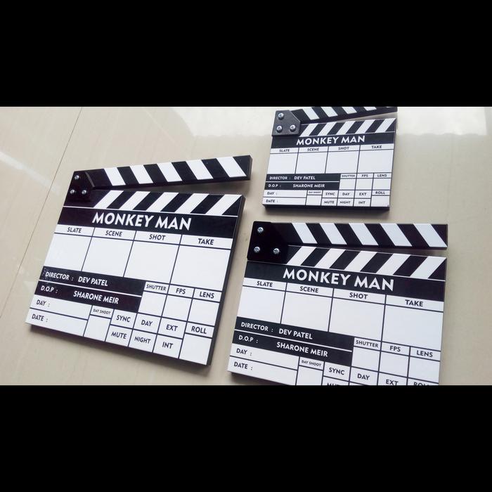 Jual 1 set Movie Slate / Clapper Board Cinema Desain Custom - Jakarta ...