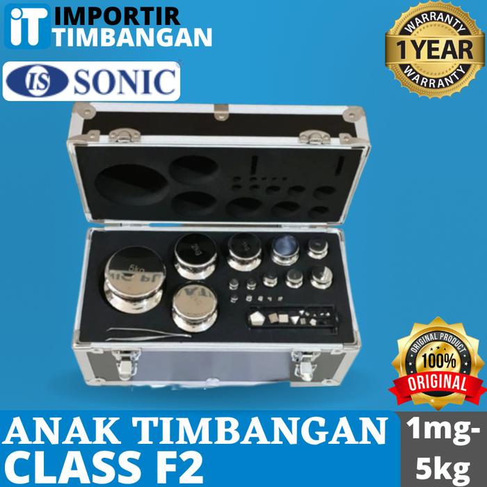 Jual Anak Timbang f2 Batu Timbangan Bandul 5kg Kalibrasi Class f2 1mg-5kg - Jakarta Barat ...