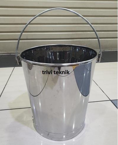 Jual stainless steel bucket,ember timba sus stenlis minyak bbm spbu ...