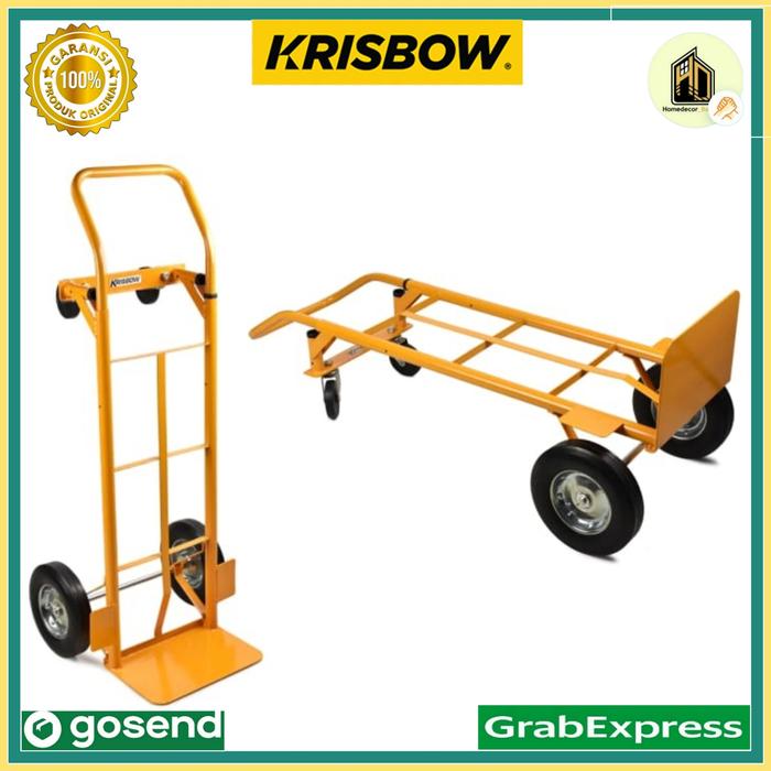 Jual Krisbow Troli Barang Manual 250 Kg / HAND TROLLEY 250KG SOLID TYRE ...