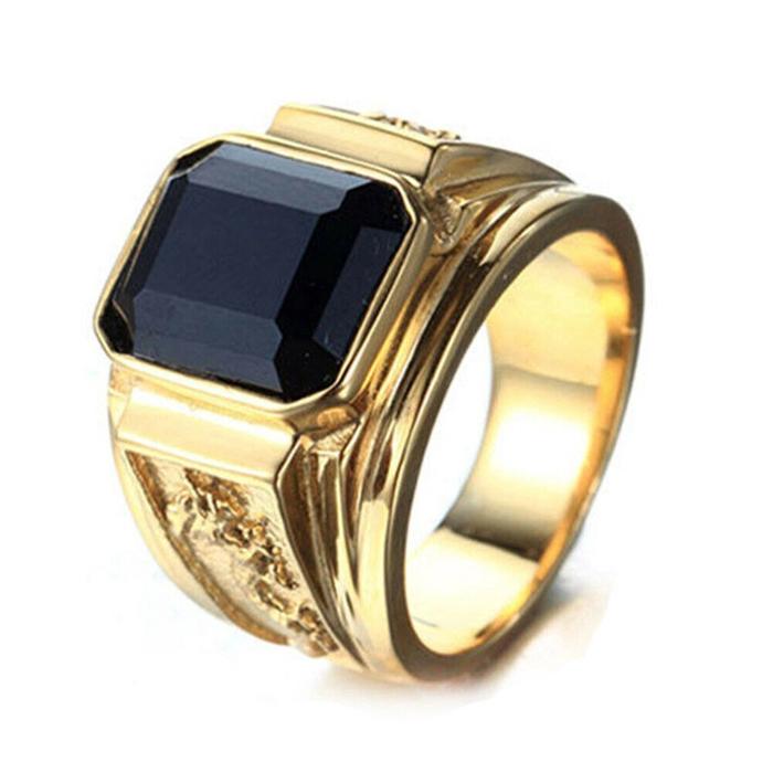 Promo Cincin Batu Pria Safir Biru Ruby Merah Men Ring Batu Hitam ...
