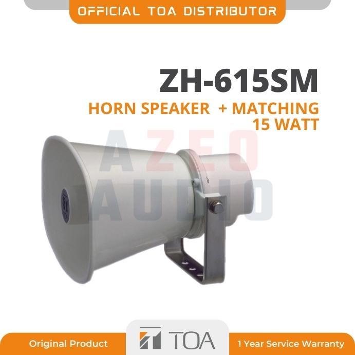 Jual Horn Speaker TOA ZH-615SM 15W with Matching Trafo | Garansi Resmi ...
