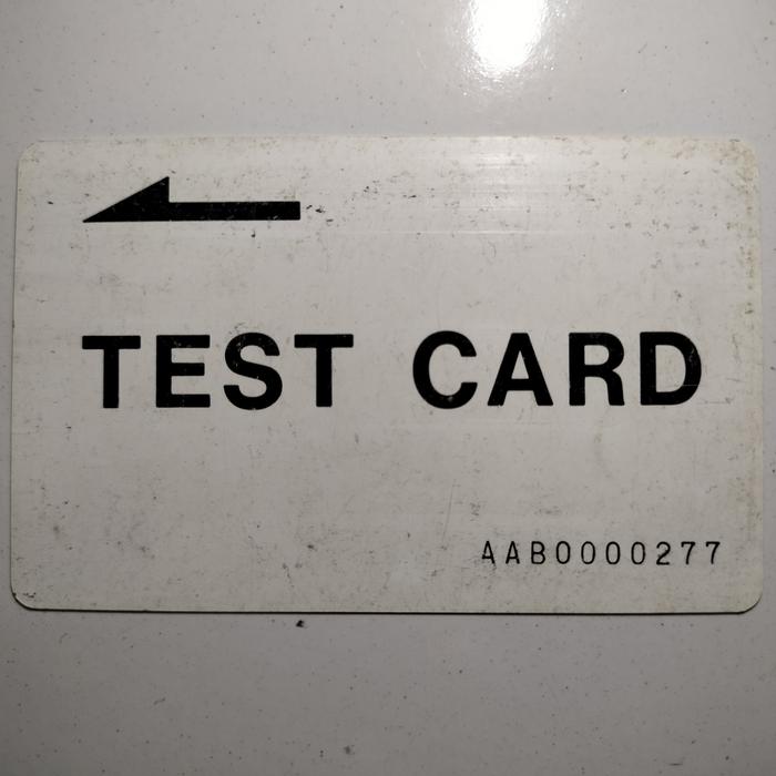 Jual TEST CARD Kartu Telepon Magnetik Telkom SANGAT LANGKA 100% ...