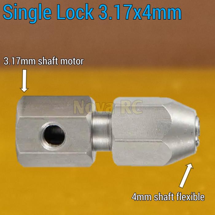 Jual Joint shaft ulir 3.17mm ke 4mm rc boat car - 3.17mm ke 4mm ...