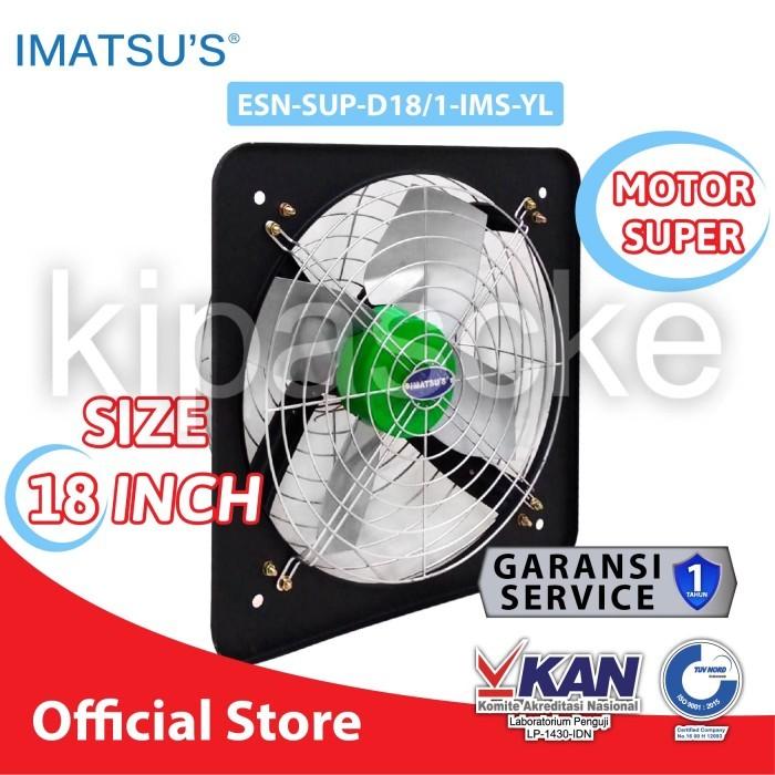 Jual Exhaust Fan Imatsu 18 Inch ESN-SUP-D18/1-IMS-YL Rumah Kantor ...