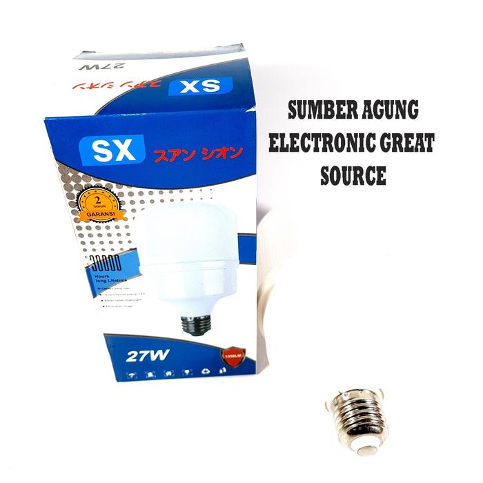 Jual Lampu LED SX 27W 27 Watt Bentuk Kapsul 30000 Jam Pemakaian E27 Cahaya - Kab. Sragen ...