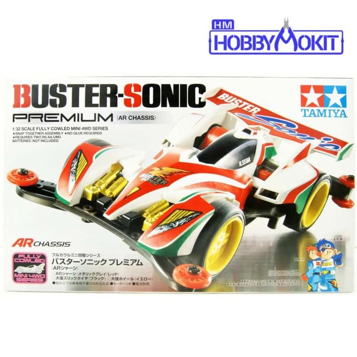 Jual Tamiya 19445 Mini 4WD 1/32 Buster Sonic Premium AR Chassis - Kota ...