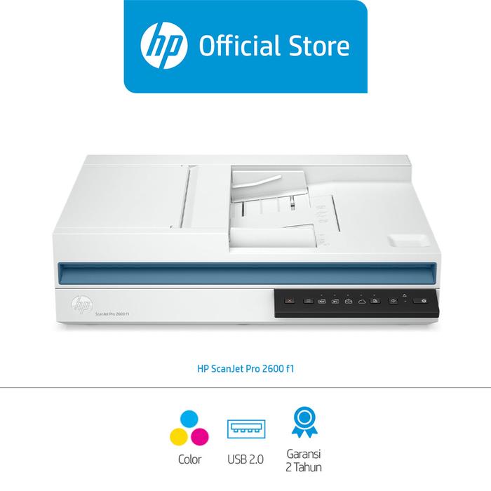 Jual HP ScanJet Pro 2600 f1 Flatbed Scanner / Duplex / ADF - Jakarta ...