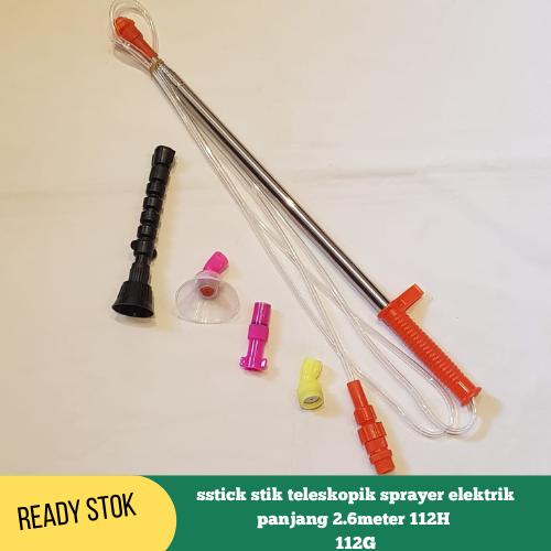 Jual stick stik teleskopik sprayer elektrik panjang 2.6meter 112G ...