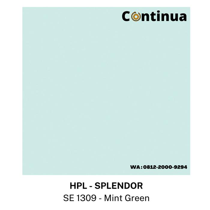Jual HPL SPLENDOR SE 1309 - MINT GREEN - Jakarta Timur - TOKO CONTINUA ...