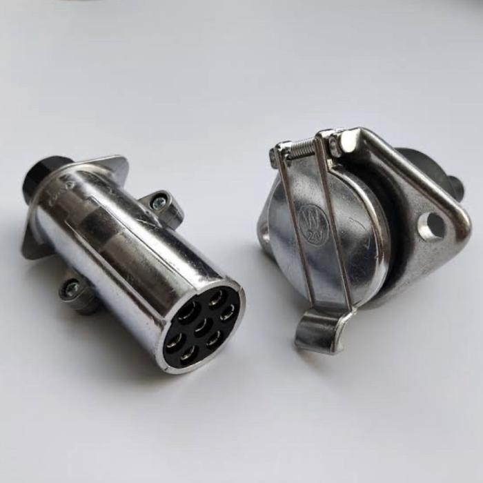 Jual Socket Kabel Spiral 7 Pin Plug and Socket Spare Parts Trailer ...