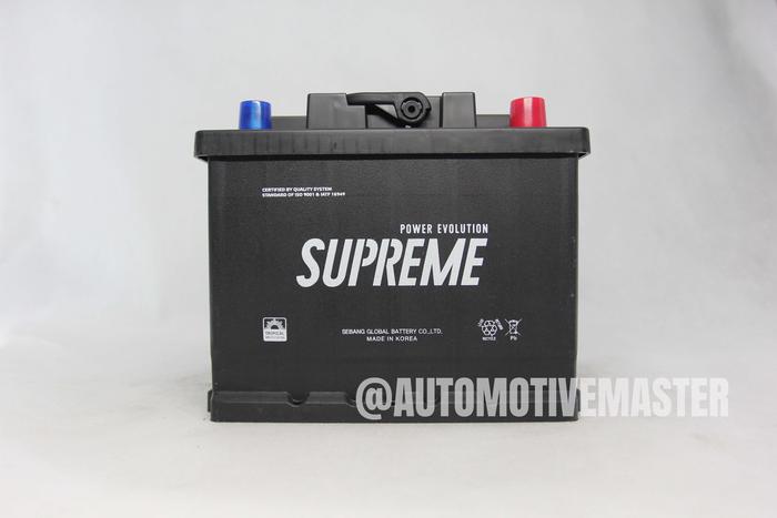 Jual Aki/Accu Battery SUPREME MF 55067 Code DIN-LN1(L) Made in Korea ...