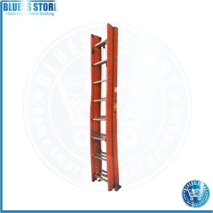Jual Krisbow Tangga Ekstensi Fiberglass 12M Orange Ladder Extension 40 ...