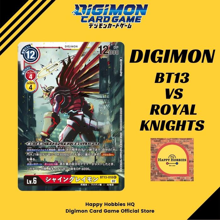 Jual Digimon Card Game BT13-018 Shinegreymon Rare - Kota Surabaya - Happy Hobbies HQ SUB | Tokopedia