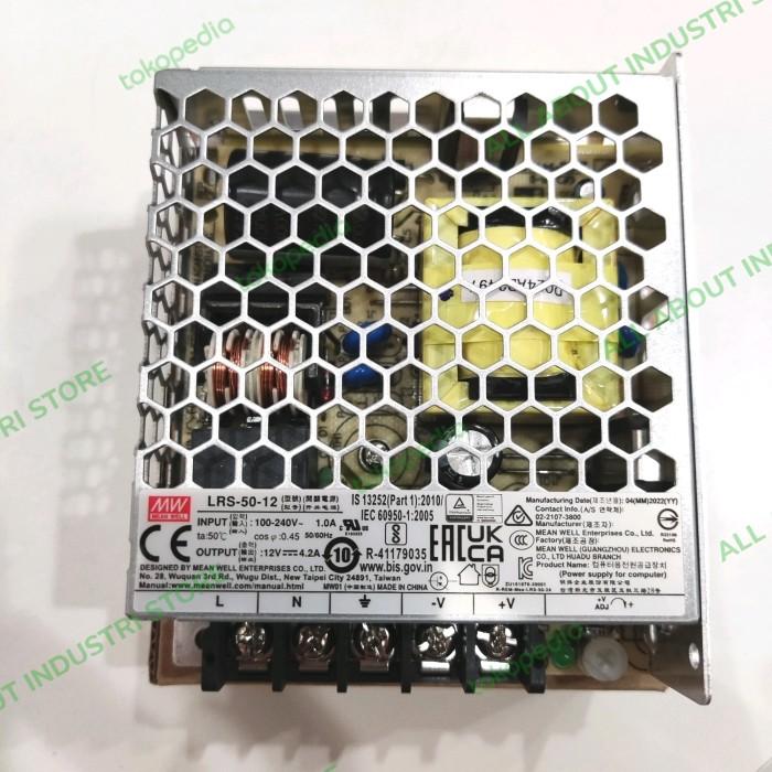 Jual Power Supply Mean Well LRS-50-12 LRS5012 LRS 50 12 50W 12V MEANWELL - Jakarta Barat - All ...