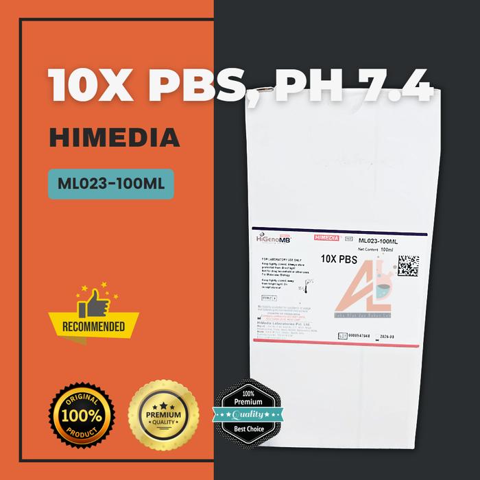 Jual 10X PBS (Phosphate Buffered Saline), pH 7.4, 100 ml - Kab. Bogor - Toko Alat dan Bahan Lab ...