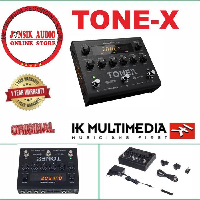 Jual IK Multimedia TONEX Pedal Amplifier/Cabinet/Pedal Modeler Tone-X ...