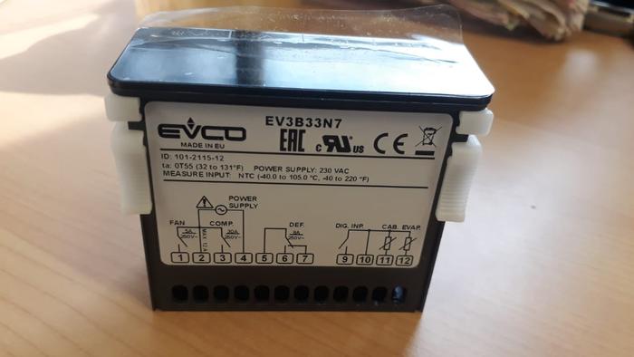 Jual Digital Control Evco EV3B33N7 Original - tempra control - Kota ...