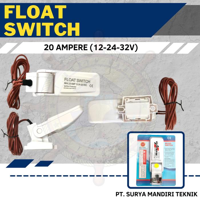 Jual FLOAT SWITCH 20 AMPERE (12-24-32V) - Kota Surabaya - Surya Mandiri ...