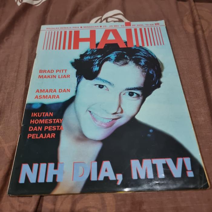Jual Majalah HAI no. 20 tahun 1995 Nih Dia, MTV brad pitt - Jakarta ...