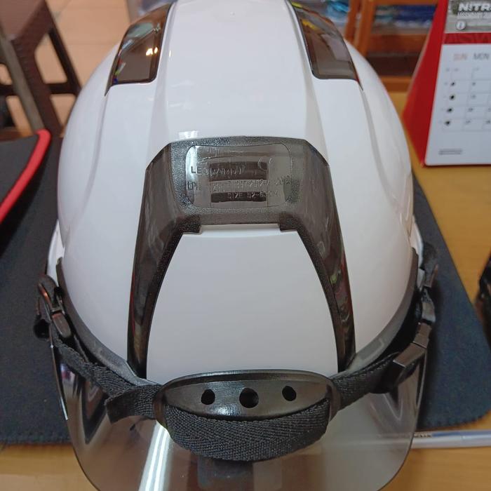 Jual HELM SAFETY / HELM KERJA MERK LEOPARD LPHL 0295 PUTIH - Jakarta ...