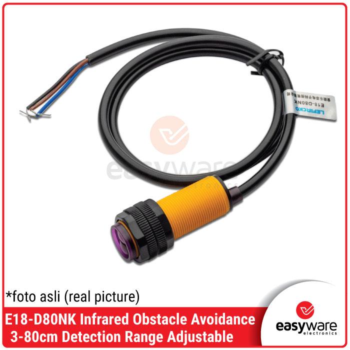 Jual E18-D80NK 3-30cm Infrared Obstacle Avoidance Photoelectric Sensor ...