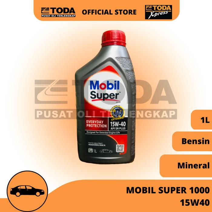 Promo Oli Mobil Super 1000 15W-40 API SN Plus 1L Original - Kota ...