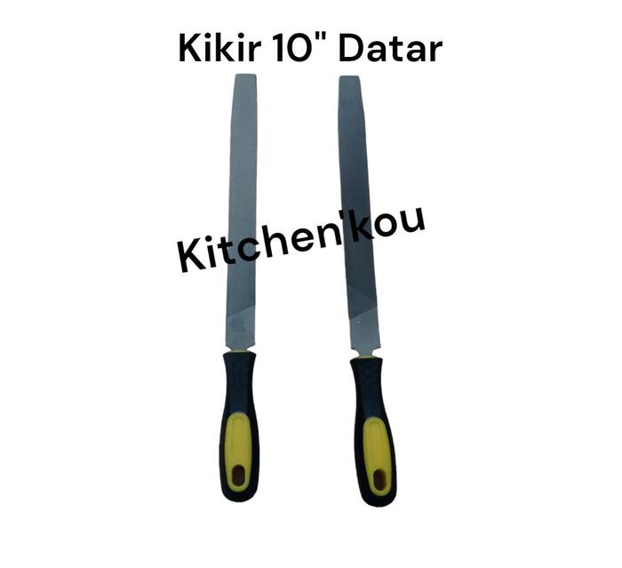 Jual Kikir Besi Lurus/Kikir Besi Flat Plat Gepeng 10" Inch - Jakarta ...