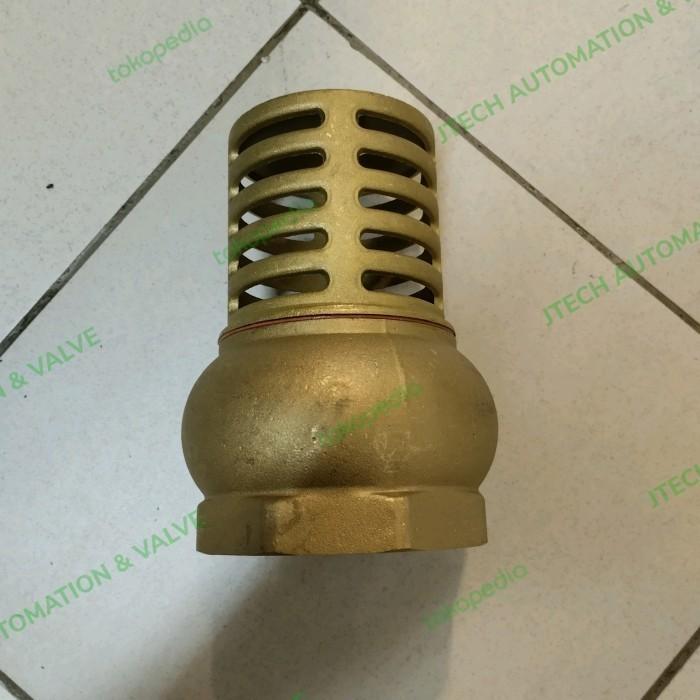 Jual foot valve bronze drat 4" inch foot valve kuningan - Jakarta Barat ...