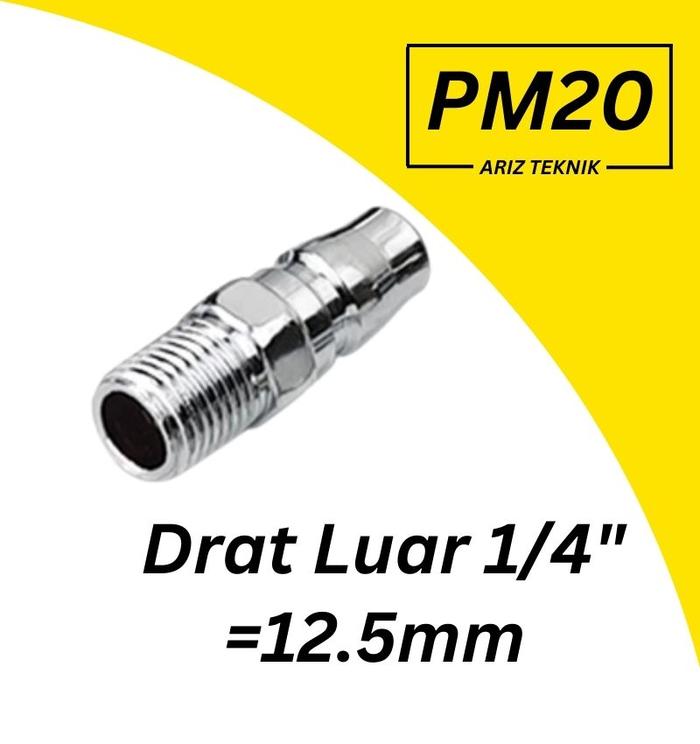 Jual Quick Coupler Adapter Sambungan Selang Kompresor Angin - PM - Kota ...
