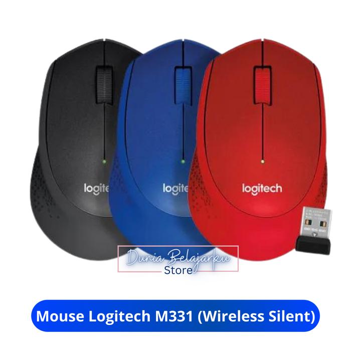 Jual Logitech Mouse M331 Wireless Silent / Mouse Wireless / Mouse ...