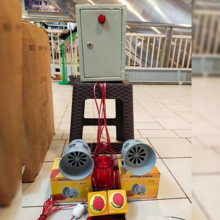 Jual Paket Sirene fire alarm/Bell Pabrik Double Sirene box panel By Ms ...