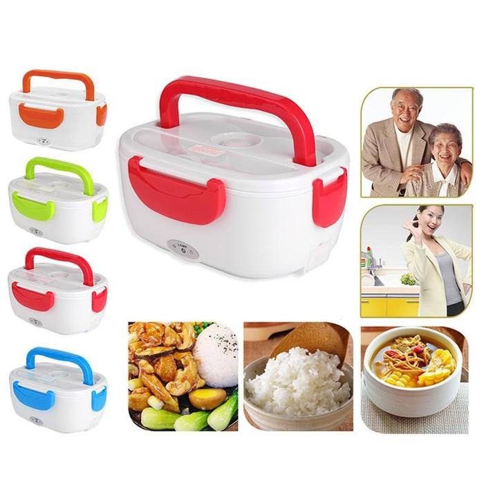 Jual Power Lunch Box Elektrik Set Kotak Makan Bekal Penghangat Praktis ...