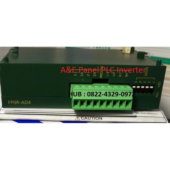 Jual PLC Panasonic FP0R-AD4 AFP0RAD4 FP0R-AD04 Analog Input Module - Kota Surabaya - A&E Panel ...