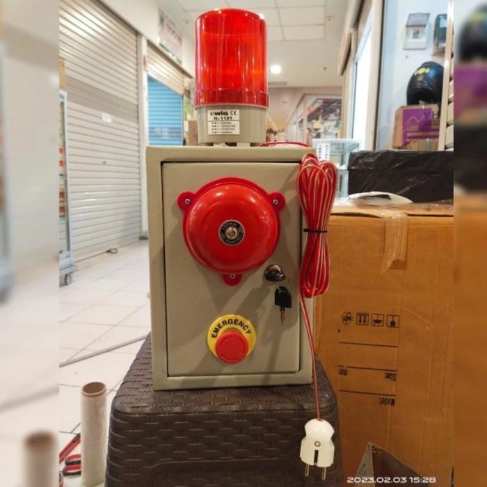 Jual Paket Sirine Kantor Fire Alarm pabrik/SPBU/ kantor/tambah panel ...