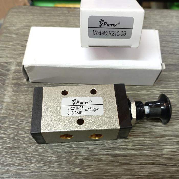 Jual Hand Push Full Control Pneumatic Air Valve type 3R210-06 Pamy - Jakarta Barat - PANAH PUTRA ...