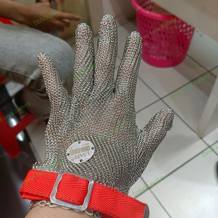 Jual Sarung tangan tangan besi , metal chain, stainles steel - Jakarta ...