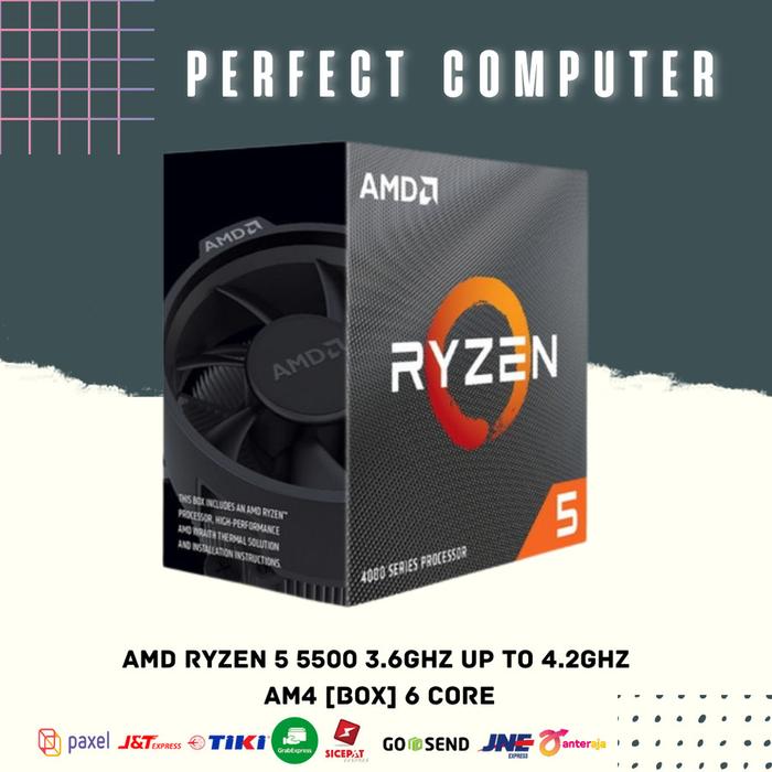 Jual PROCESSOR AMD Ryzen 5 5500 3.6Ghz Up To 4.2Ghz AM4 [Box] 6 Core ...