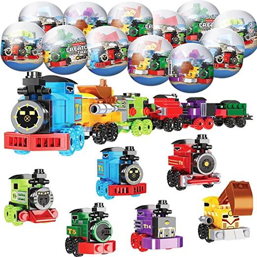 Jual Surprise Egg Train Mainan Anak Creator DIY Lego Train - Jakarta ...