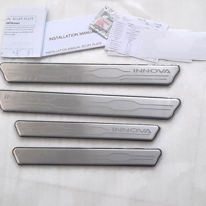 Jual Sill Plate Scuff Plate Pelindung Injekan kaki Pintu New Innova ...