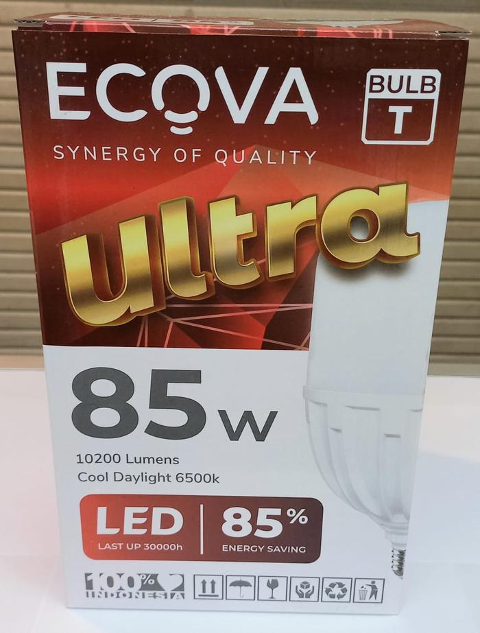 Jual Lampu Ecova LED KApsul 85 Watt T Bulb ULtra 10200 Lumens Putih ...